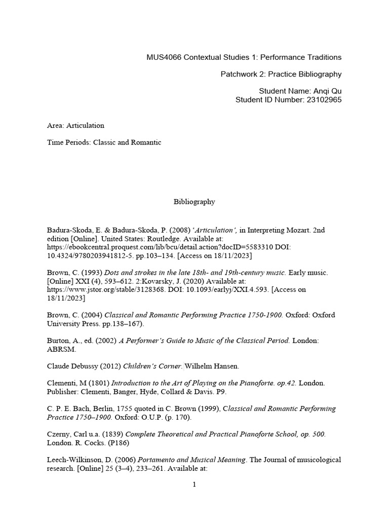 Practice 1750-1900. Oxford: O.U.P. (P. 170) | PDF | Classical Period ...