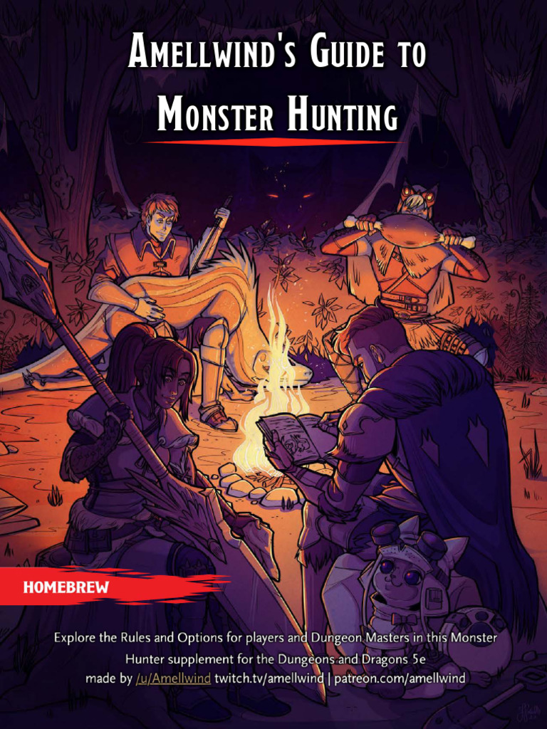 Amellwind's Guide To Monster Hunting | PDF | Dungeons & Dragons | Dragon