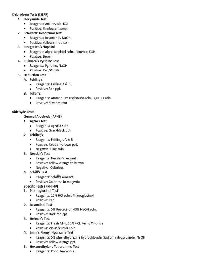 Toxi Exp 10 Reviewer | Download Free PDF | Chemistry | Chemical Substances