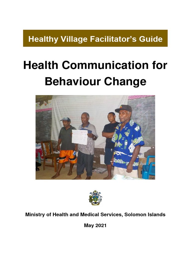 Communication For Behaviour Change | PDF | Facilitator | Communication