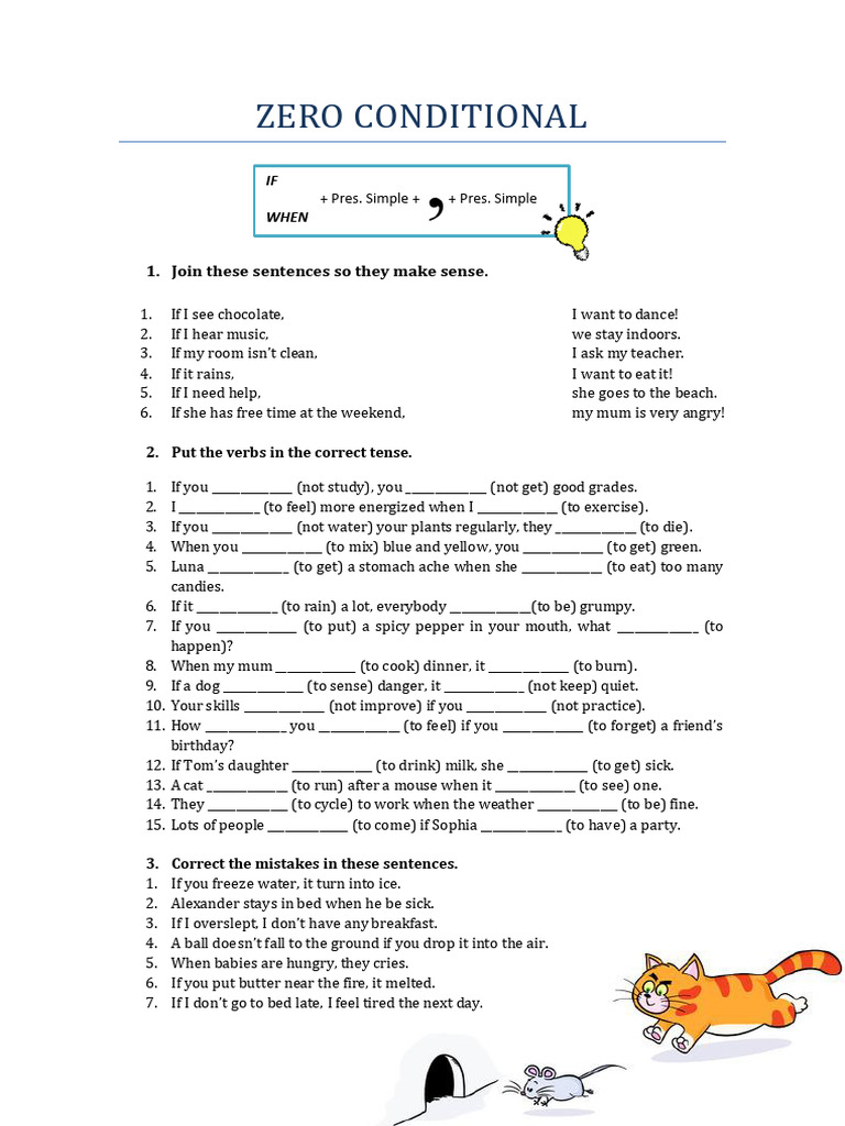 Zero-Conditional 148697 | Download Free PDF | Linguistics