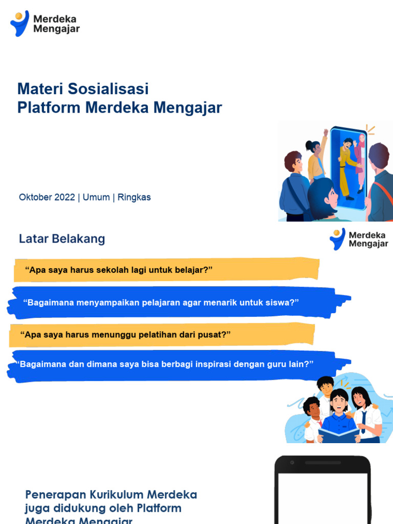 Panduan Platform Merdeka Mengajar | PDF