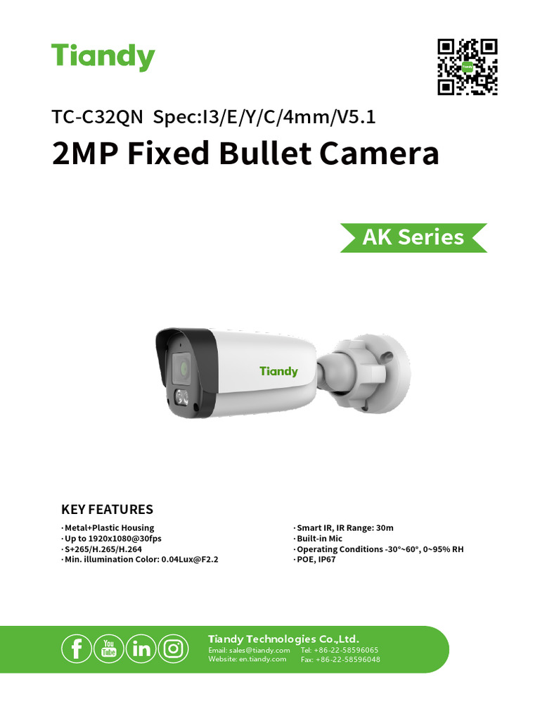 TC-C32QN SpecI3EYC4mmV5.1 | PDF | Camera Lens | Camera