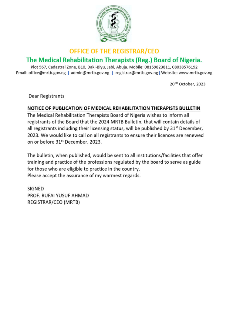 Release On Bulletin Publication | PDF