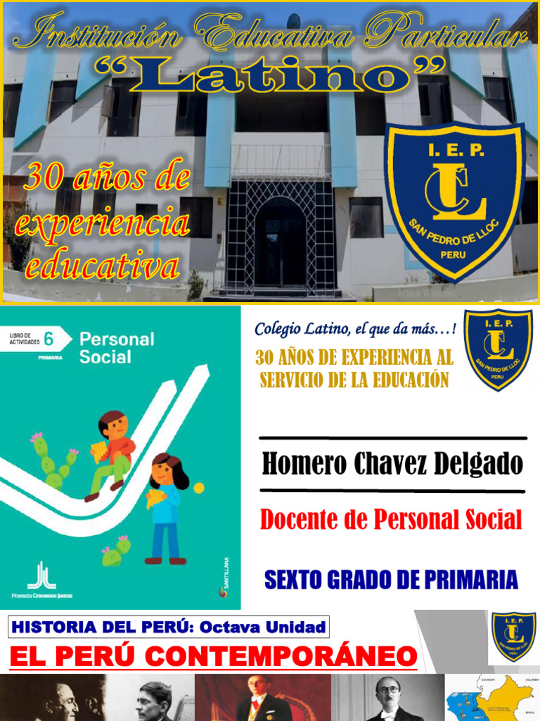 Unidad 8 Libro 6a y 6b | PDF | América del Sur | Perú