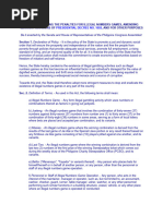 PD 1602: Penalties for Illegal Gambling | PDF | Justice | Crime & Violence