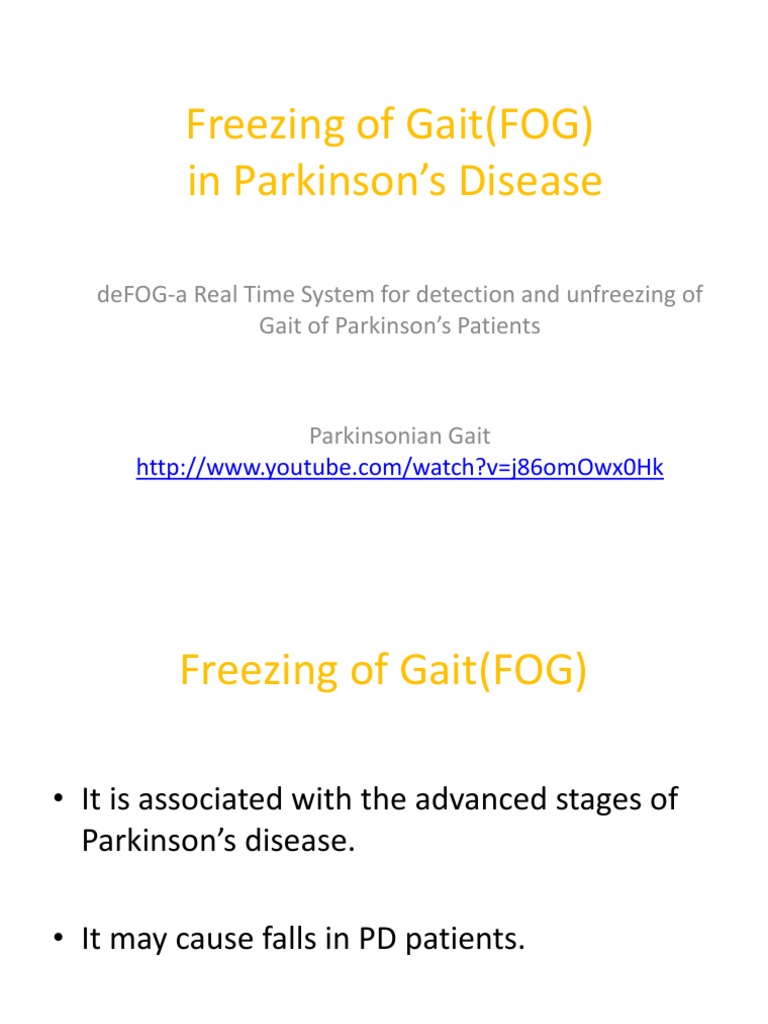 Freezing of Gait (FOG) in Parkinson's Disease | PDF | Computers ...