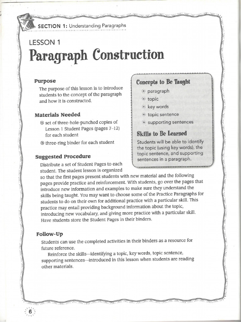 Paragraph Writing Module | PDF