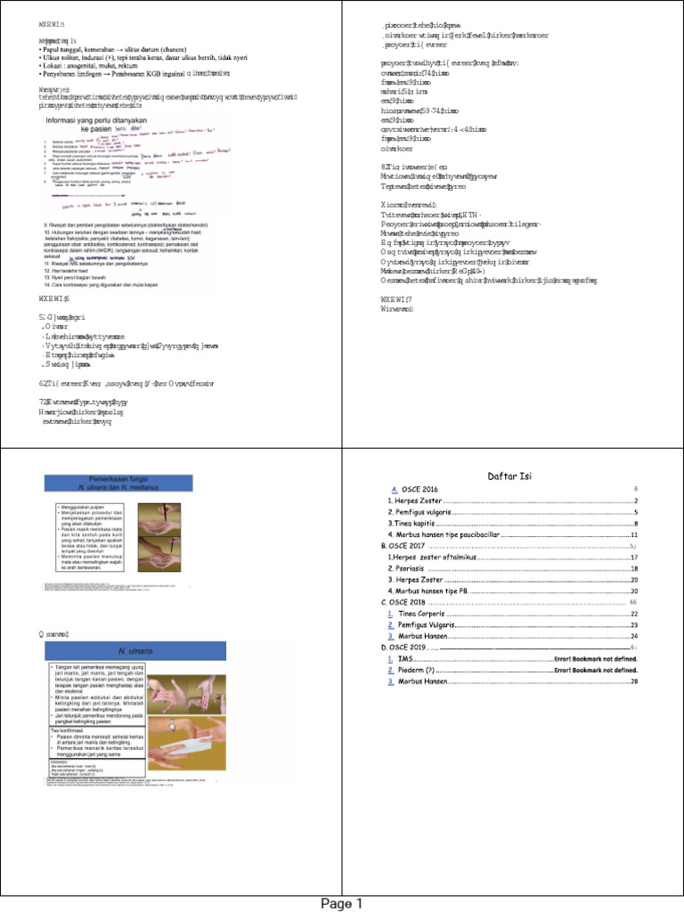 Printprintsoal Osce Kulitt | PDF