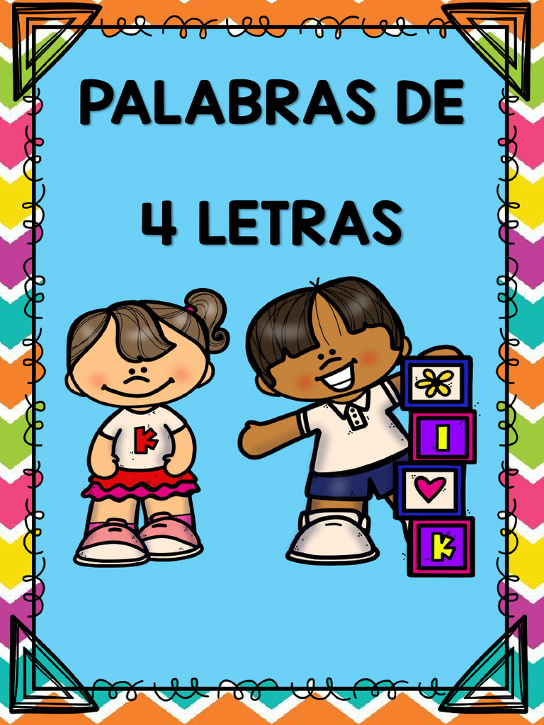 4 Letras Leo y Formo Palabras Ayudado Por Dibujos | PDF