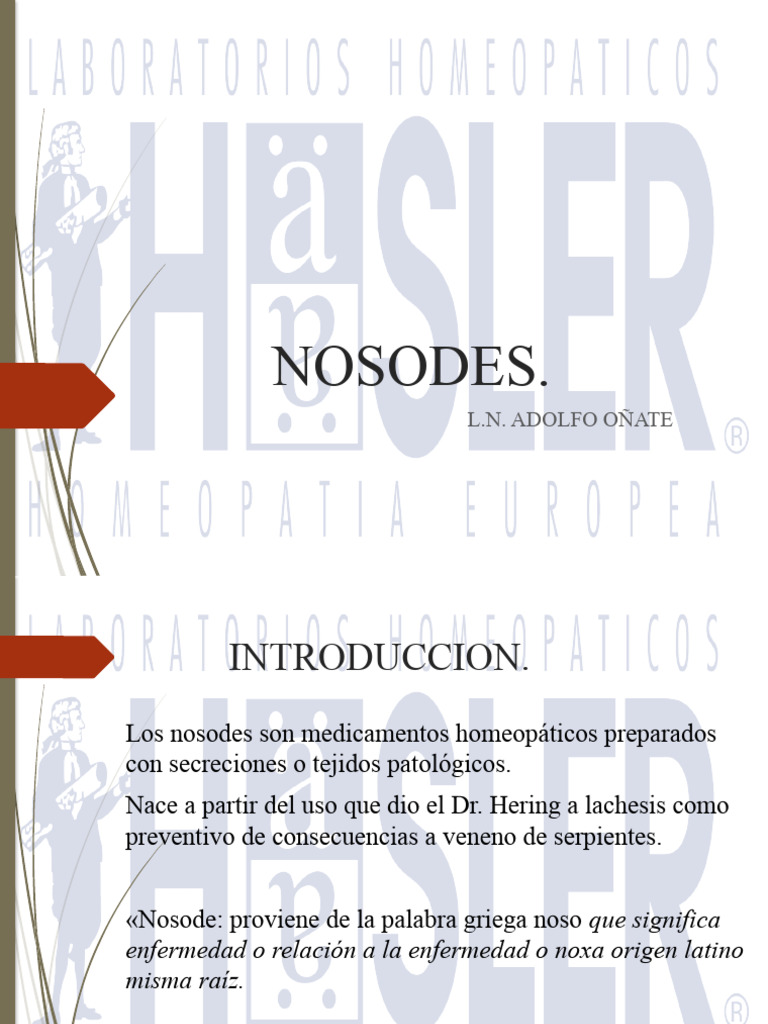NOSODES | PDF | Herpes Simple | Influenza