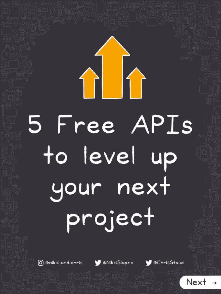 5 Awesome Free APIs To Use | PDF