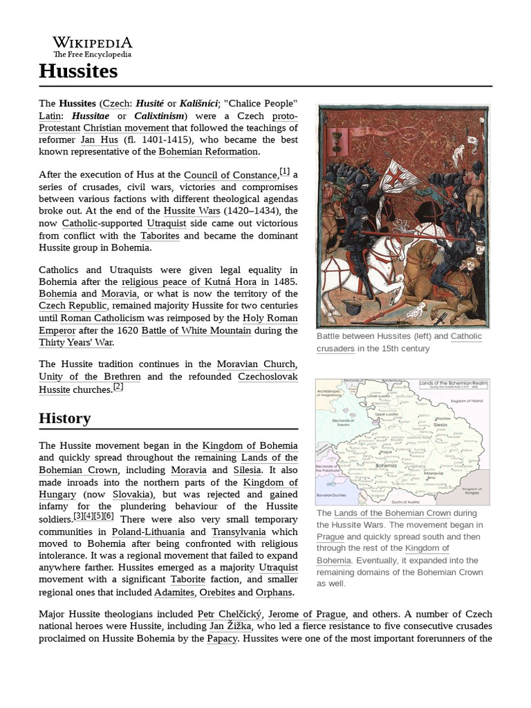 Hussites | PDF