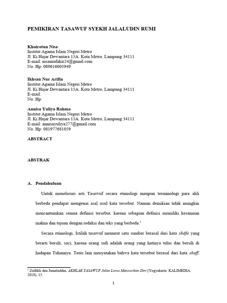 Contoh Journal | PDF