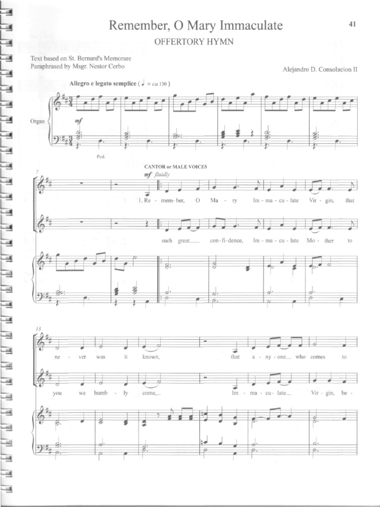 Remember O Mary Immaculate | PDF