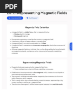 Physics Homework: Magnetic Fields | PDF | Magnetic Field | Electromagnetism