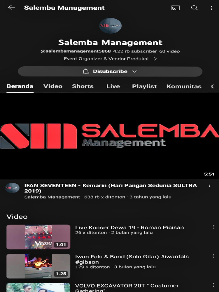 Bukti Subscribe Salemba (Muh. Alfrad Ilham Pratama) | PDF