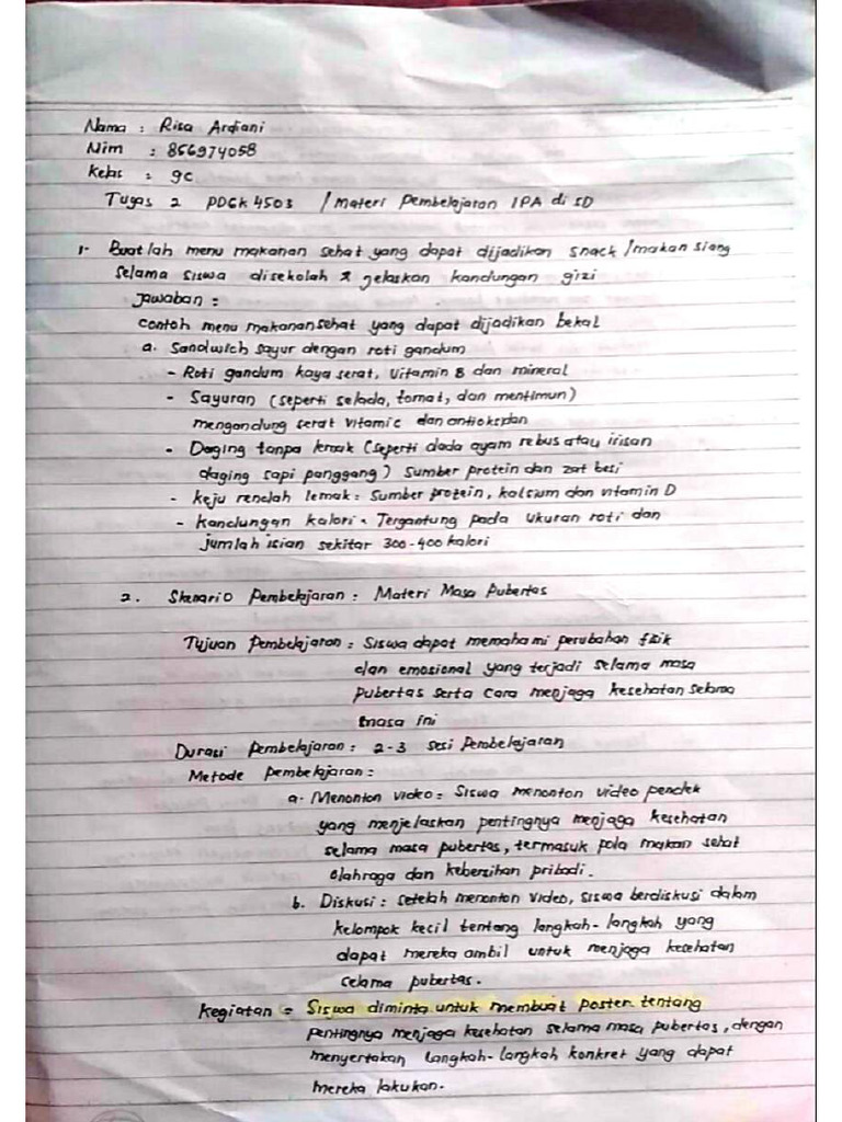 Tugas 2 IPA Risa Ardiani | PDF
