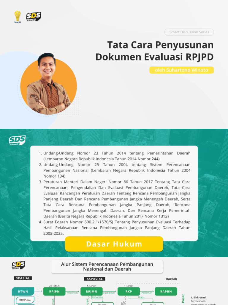Evaluasi - RPJPD - SDS KE 16 TAHUN 2023 - Winoto | PDF