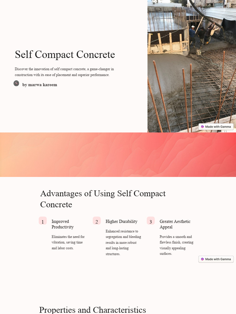 Self Compact Concrete | PDF