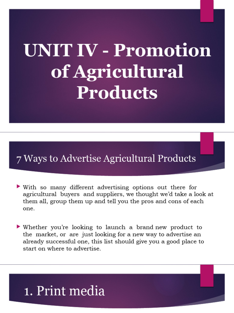 7 Ways to Advertise Farm Products | PDF | Advertising | Target Audience