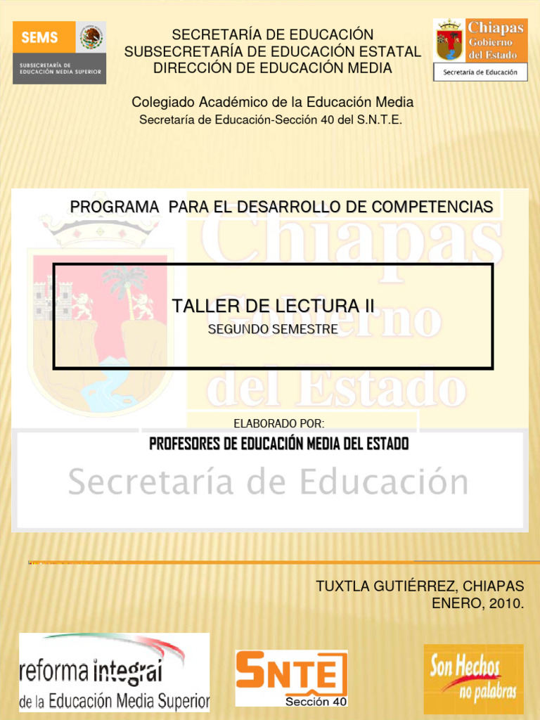 Taller de Lectura Ii | PDF | Aprendizaje | Cognición