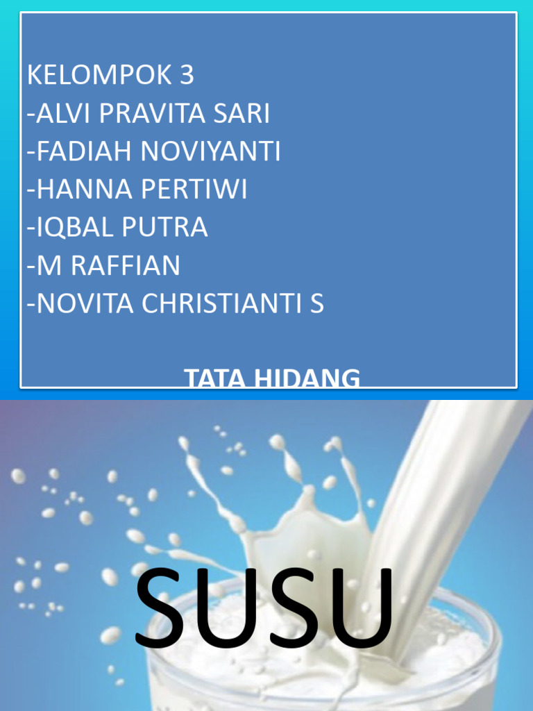 Tata Hidang | PDF
