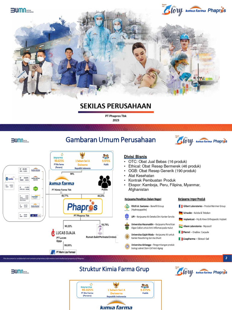 Company Profile Indonesia Template 2023 | PDF