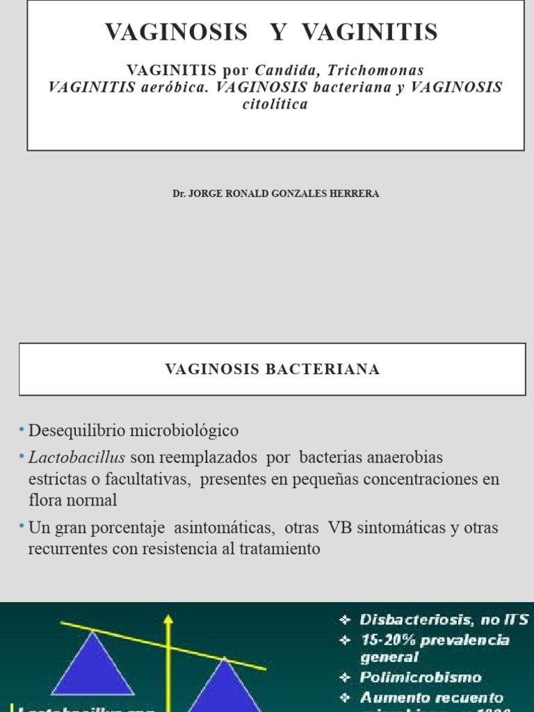 VAGINOSIS y VAGINITIS | PDF | Inmunología | Enfermedades y trastornos