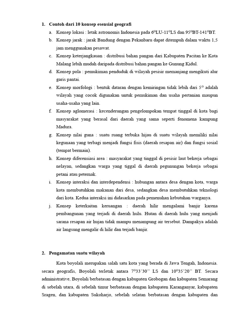 Yunita Ika Firani - Pengantar Geografi (Konsep Esensial Geografi) | PDF