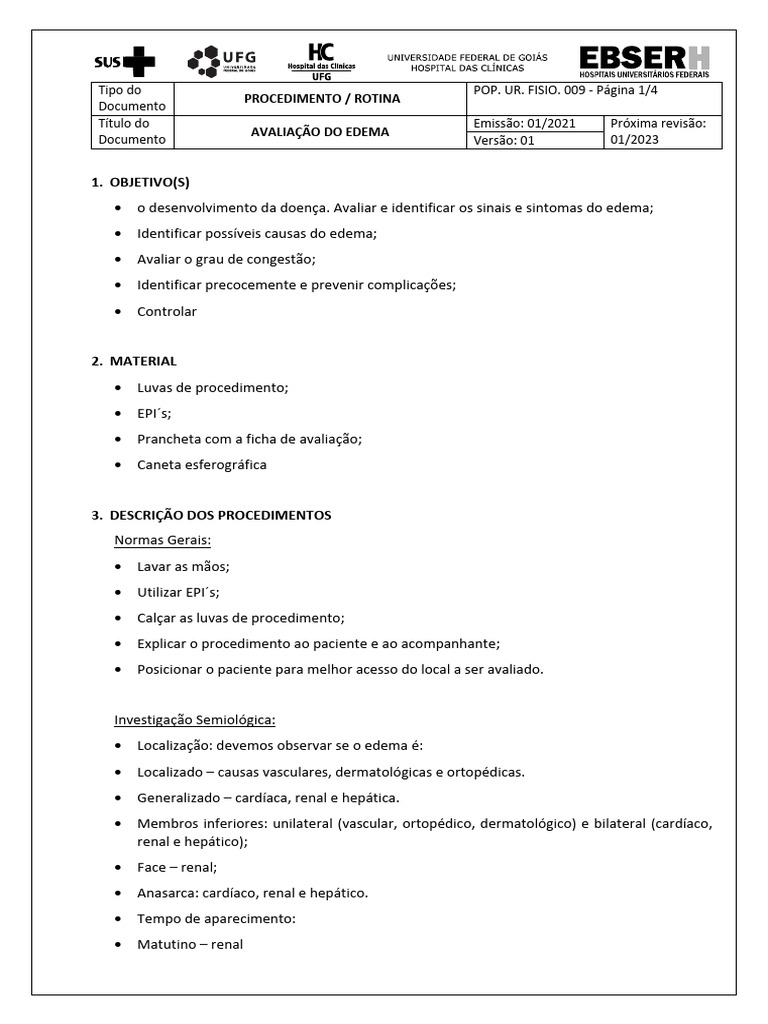 Edema Pdf Inflamação Edema