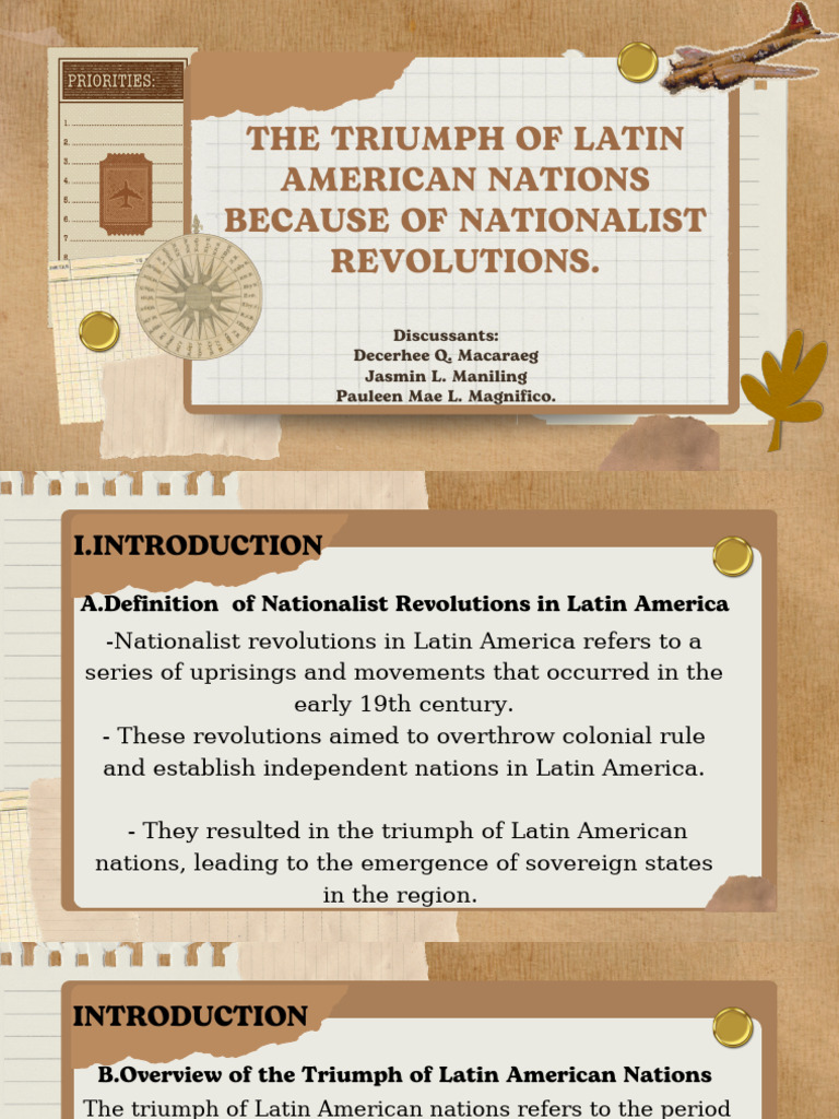 The Triumph of Latin America Because of Nationalist Revolutions | PDF ...