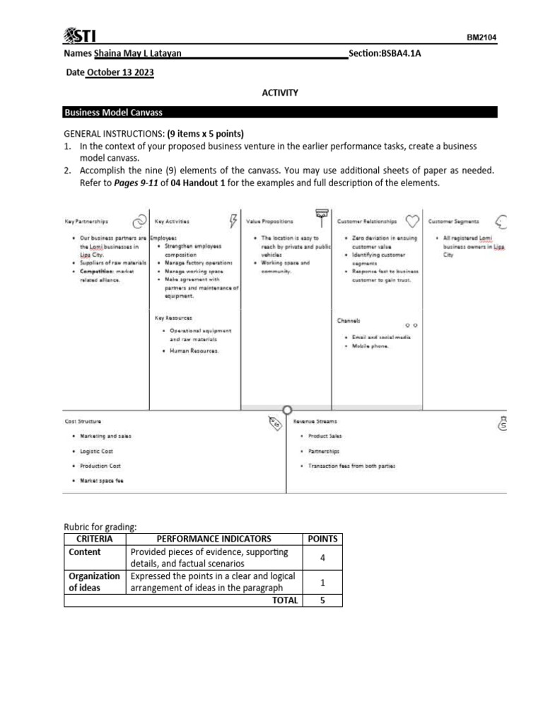 04 - Activity - 2 - GROUP 5 - BSBA4.1A | PDF