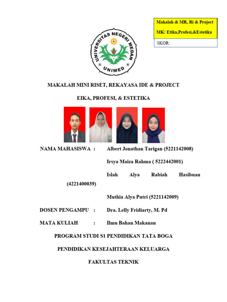 Makalah Mini Riset | PDF