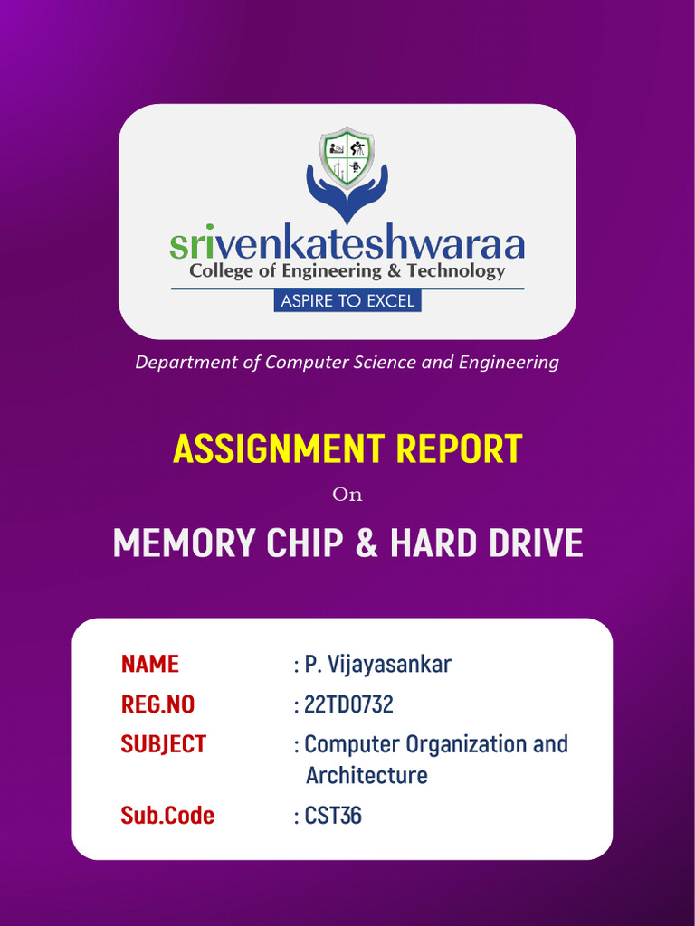 COA Assignment | PDF | Random Access Memory | Computer Memory COA Assignment | PDF | Random Access Memory | Computer Memory