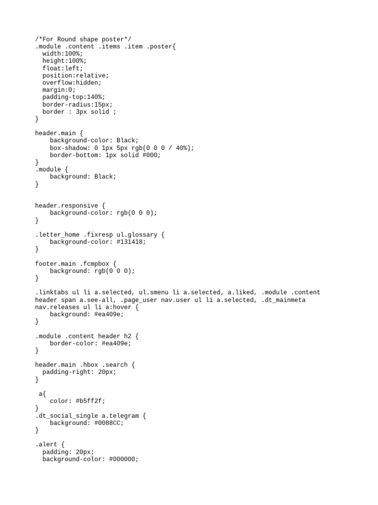 Custom Css Pdf