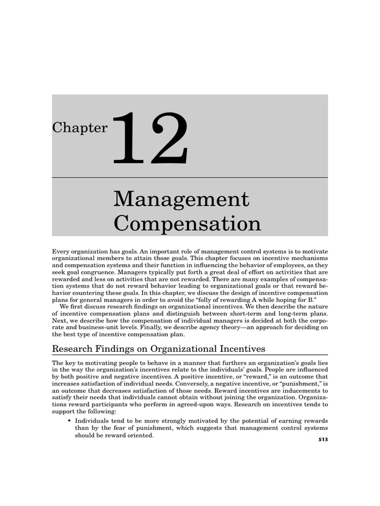 Management Control Systems 523 544 | PDF | Incentive | Stocks Management Control Systems 523 544 | PDF | Incentive | Stocks