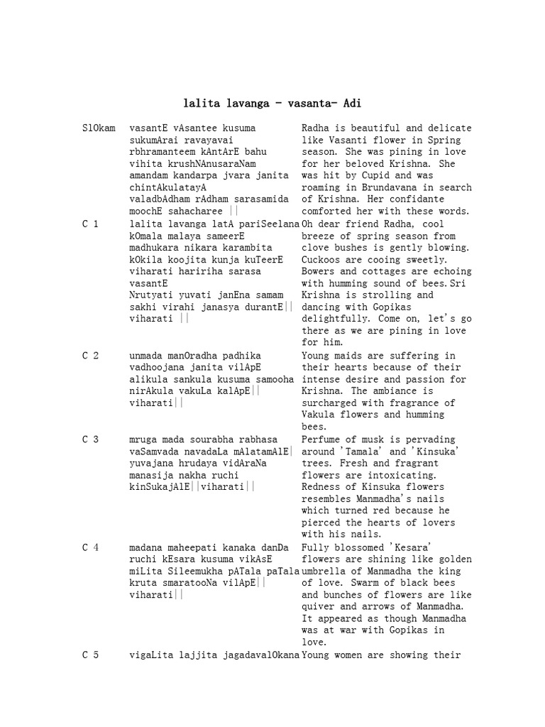 Lalita Lavanga | PDF