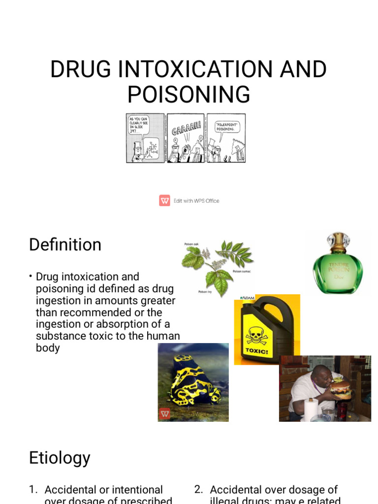 Drug Intoxication and Poisoning | PDF | Alcohol Intoxication | Nausea
