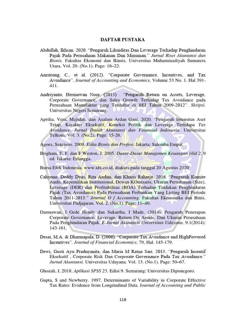 Daftar Pustaka | PDF