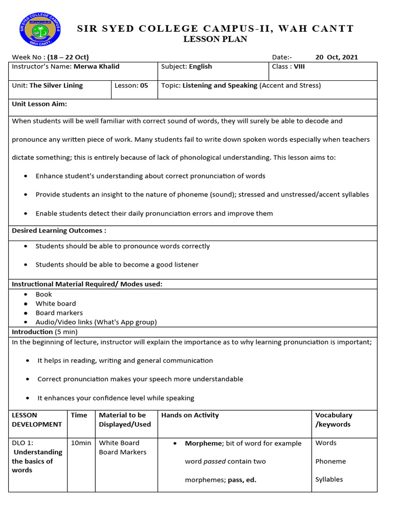 ELT Assignment 01 | PDF | Stress (Linguistics) | Word ELT Assignment 01 | PDF | Stress (Linguistics) | Word