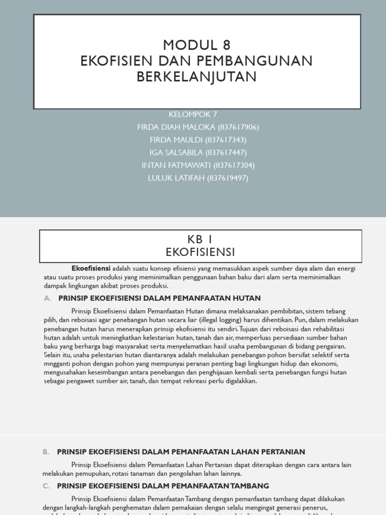Modul 8 PLH | PDF