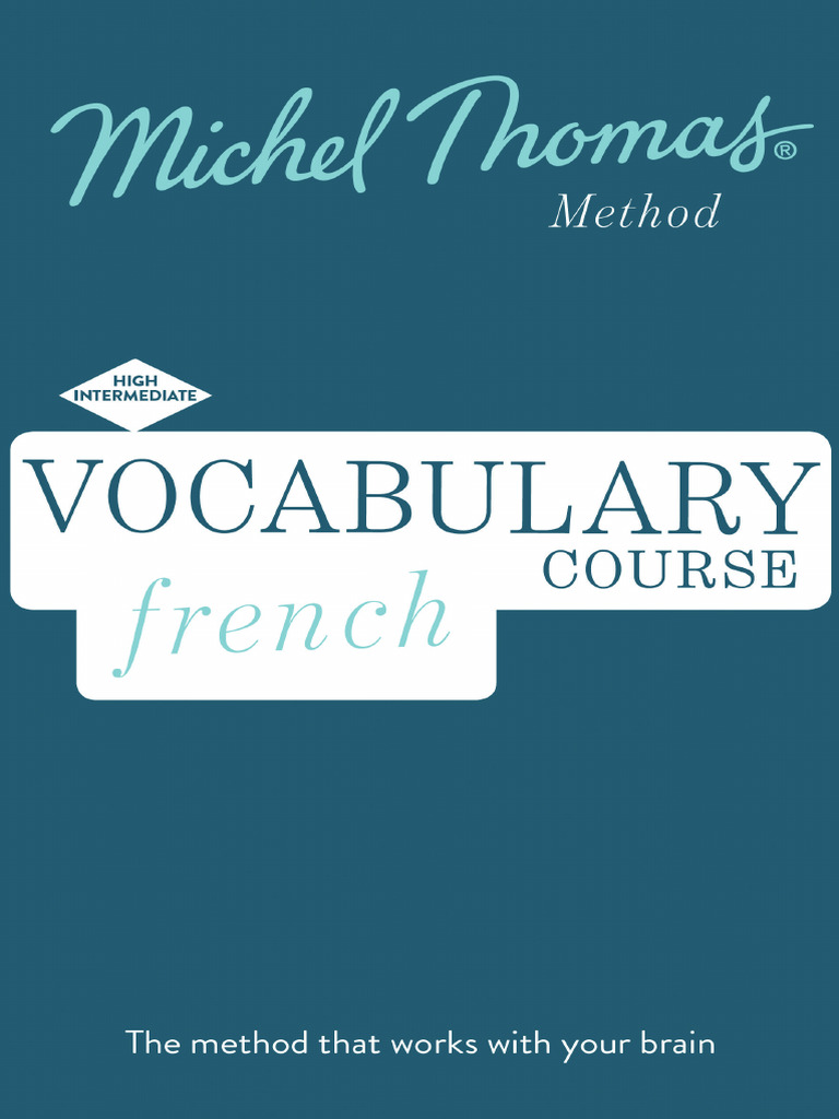 French Vocabulary Course Guide | PDF | French Language | Vocabulary