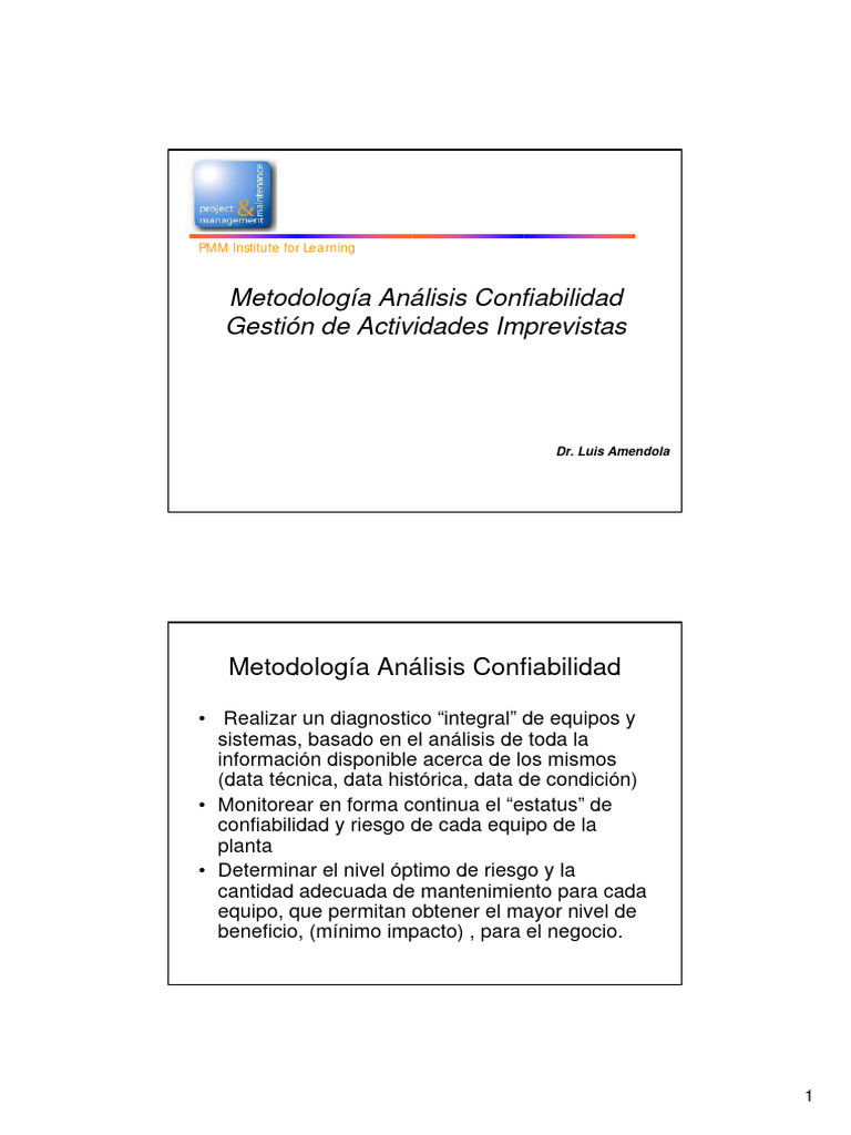 Analisis de Fiabilidad | PDF | Ingeniería de confiabilidad | Matemáticas
