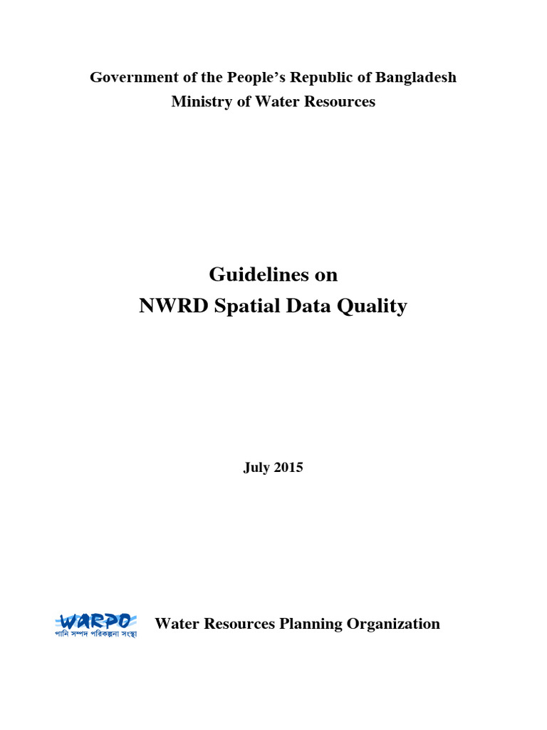 Spatia Data Quality Guideline | PDF | Accuracy And Precision | Time