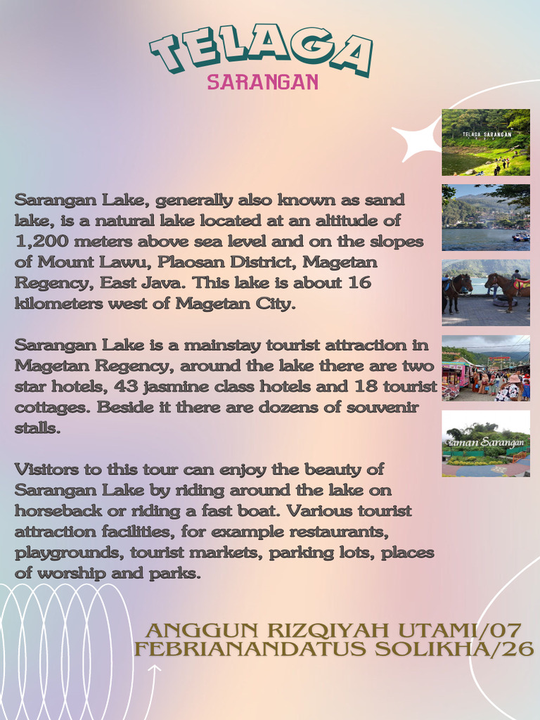 Telaga: Sarangan | PDF