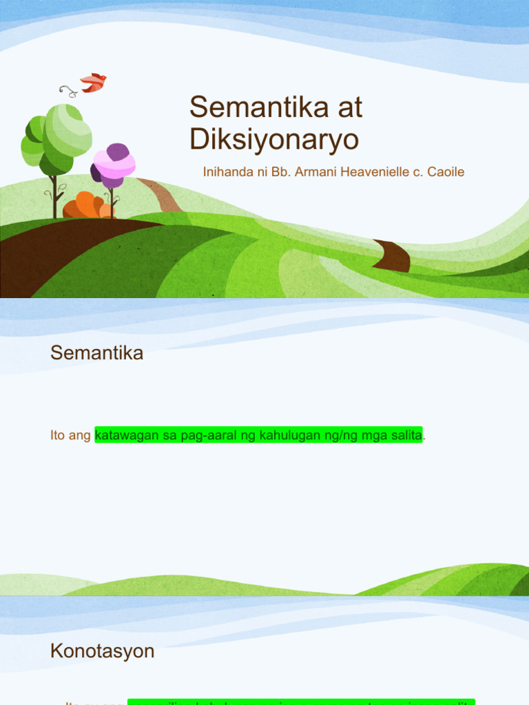 Semantika | PDF
