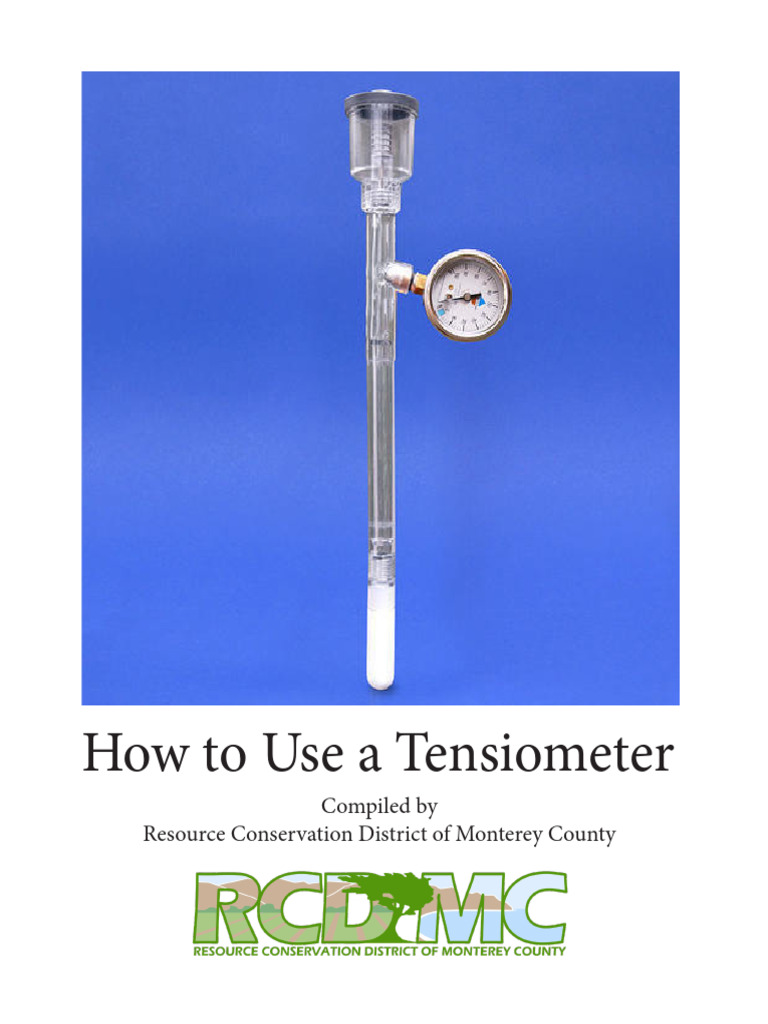 Tensiometer Guide for Farmers | PDF | Soil | Water