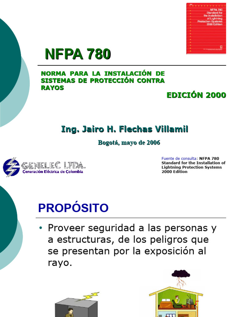 G06 02 Nfpa 780 2000 | PDF | Relámpago | Ingenieria Eléctrica
