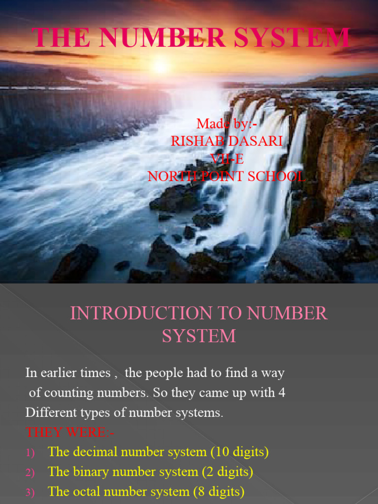 The Number System (Computer) | PDF | Numbers | Theory Of Computation